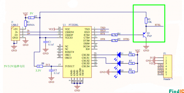 FT232RL引脚图的基本参数 - 面包板社区