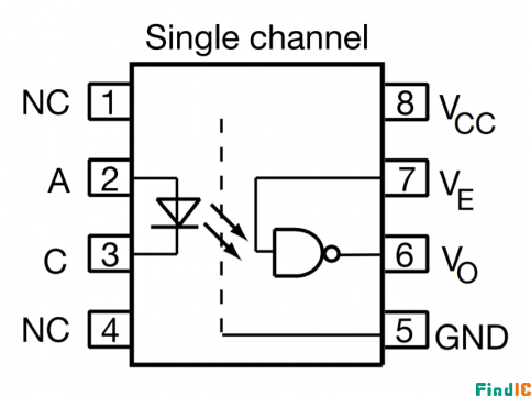 6N317光耦应用电路图和引脚图功能 - 面包板社区