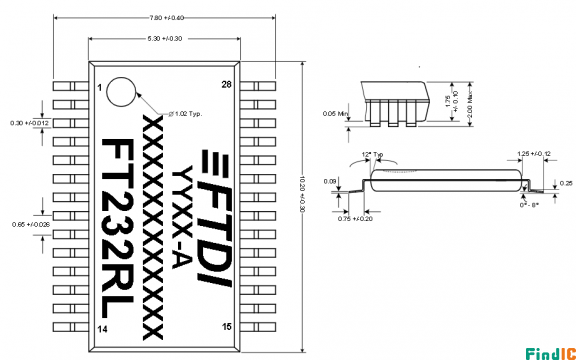 FT232RL引脚图的基本参数 - 面包板社区