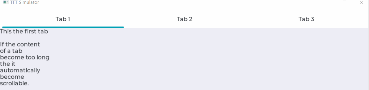 嵌入式GUI LVGL『Tableview选项卡控件』介绍-电子工程专辑