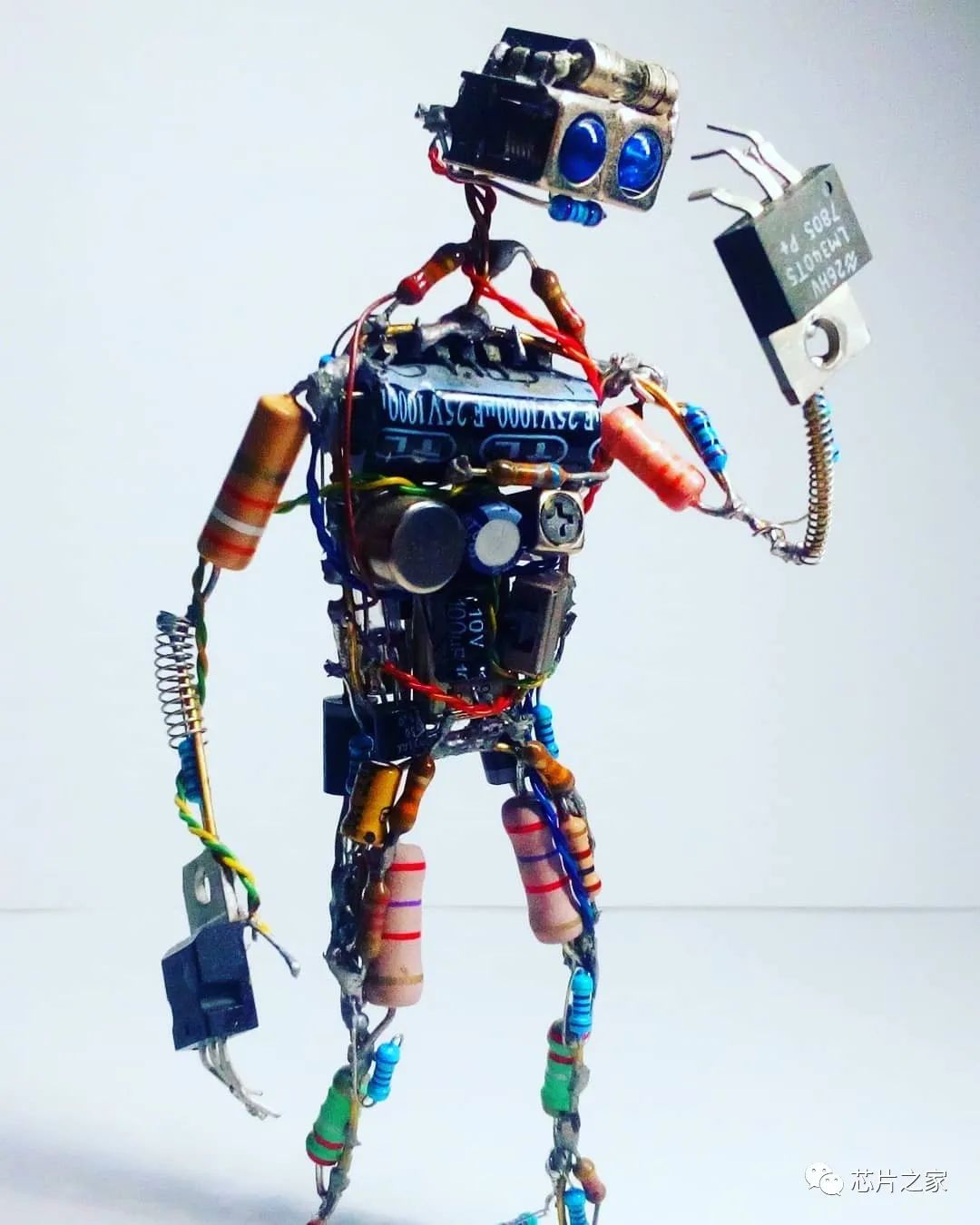 【第四期】电子元器件创意作品，附带高清原图，共计80张-电子工程专辑
