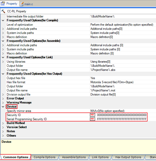 RL78F2x开发必看：三分钟搞定CS+、e²studio、IAR下的Security ID与Option Byte设置-电子工程专辑
