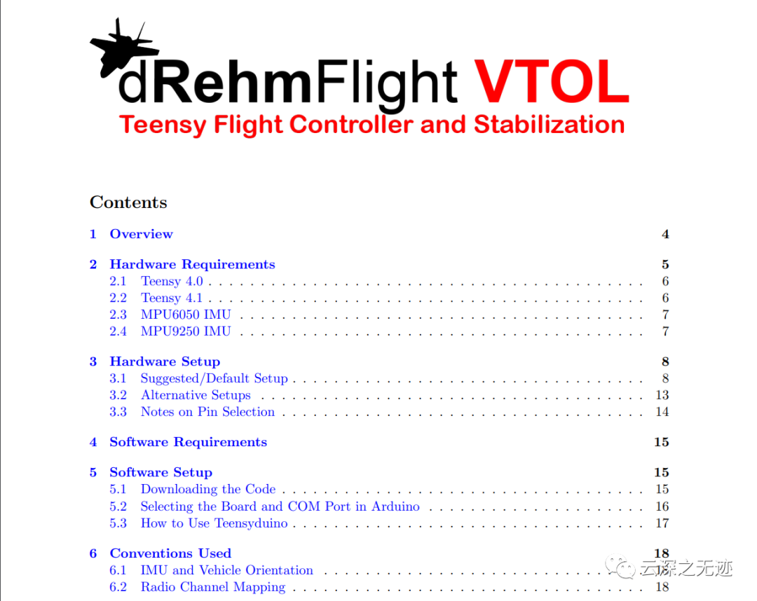 简单的准系统飞行控制器(dRehmFlight VTOL)-电子工程专辑
