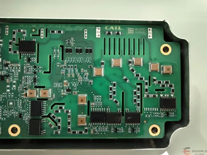 拆解小米SU7动力电池BMS-电子工程专辑