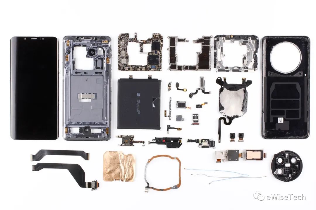 E拆解：华为Mate50Pro内部布局整齐，并没有无太大结构变化-电子工程专辑