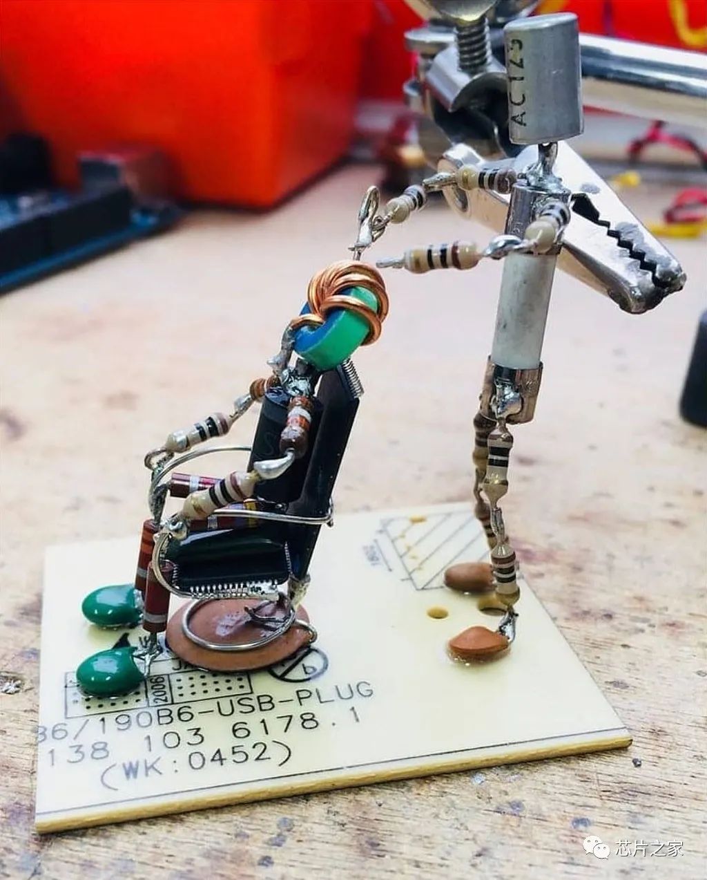 【第一期】电子元器件创意作品，附带高清原图-电子工程专辑