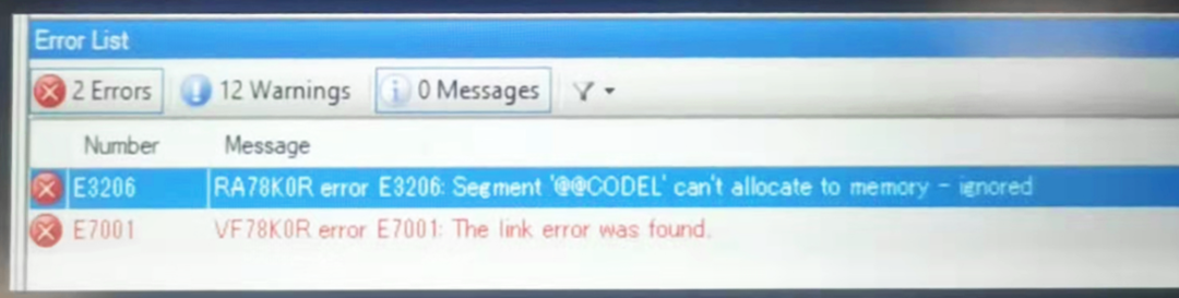 使用CS+CACX编译RL78系列MCU出现flash空置0XFF错误问题-电子工程专辑