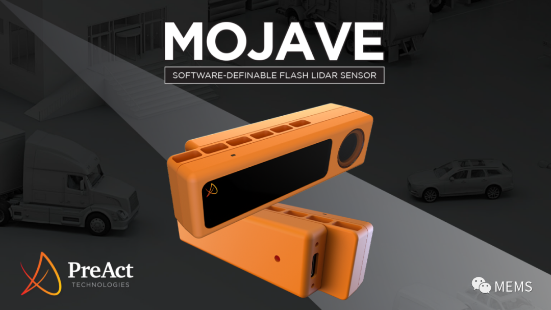 PreAct推出第三代软件可定义的Flash激光雷达首款产品Mojave-电子工程专辑