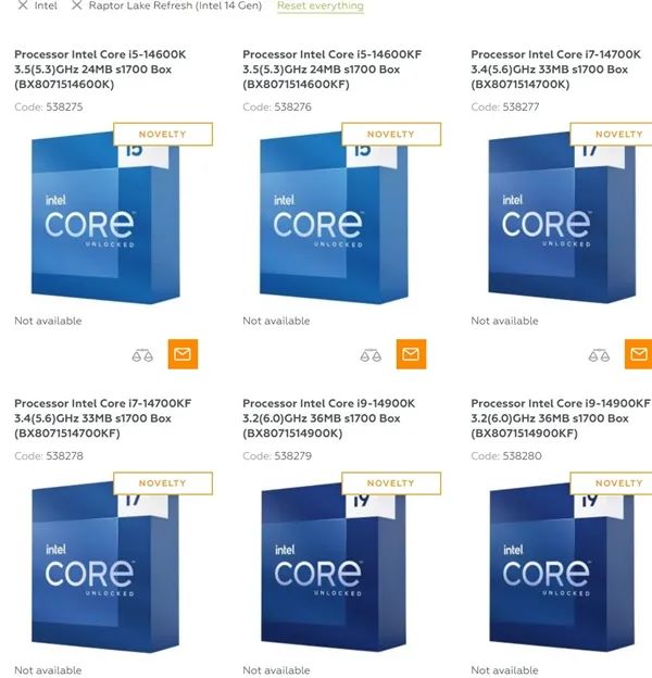 Intel14代酷睿被曝涨价最多16％！性能却只提升3％-电子工程专辑