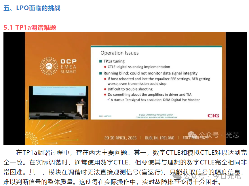 【光电通信】LPO光模块的现状、挑战及未来演进(CIG)-电子工程专辑