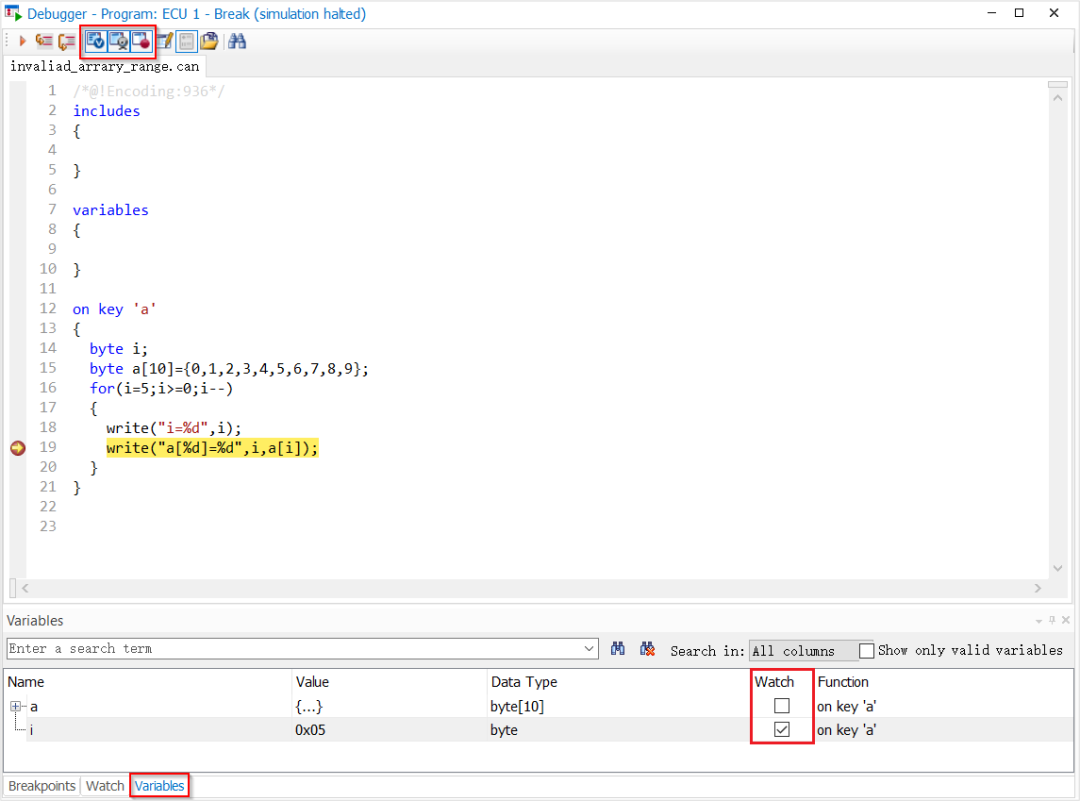 CANoe CAPL Debug 功能使用介绍-电子工程专辑