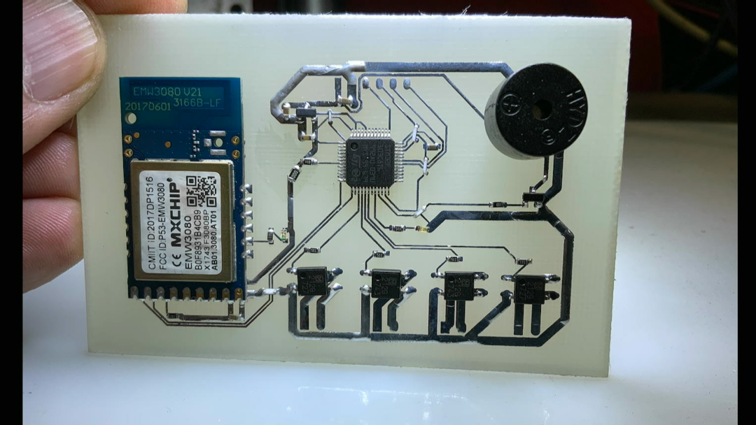 EMW3080 WiFi遥控开关电路-电子工程专辑