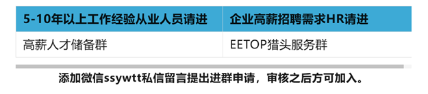 EETOP 高端芯片人才猎头服务-电子工程专辑