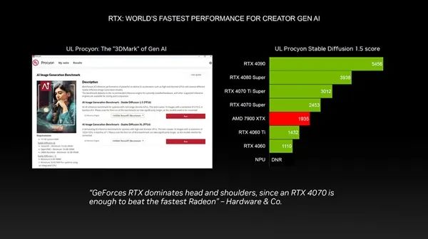 NVIDIA：有了RTX显卡才是真AIPC！性能飞跃10倍-电子工程专辑