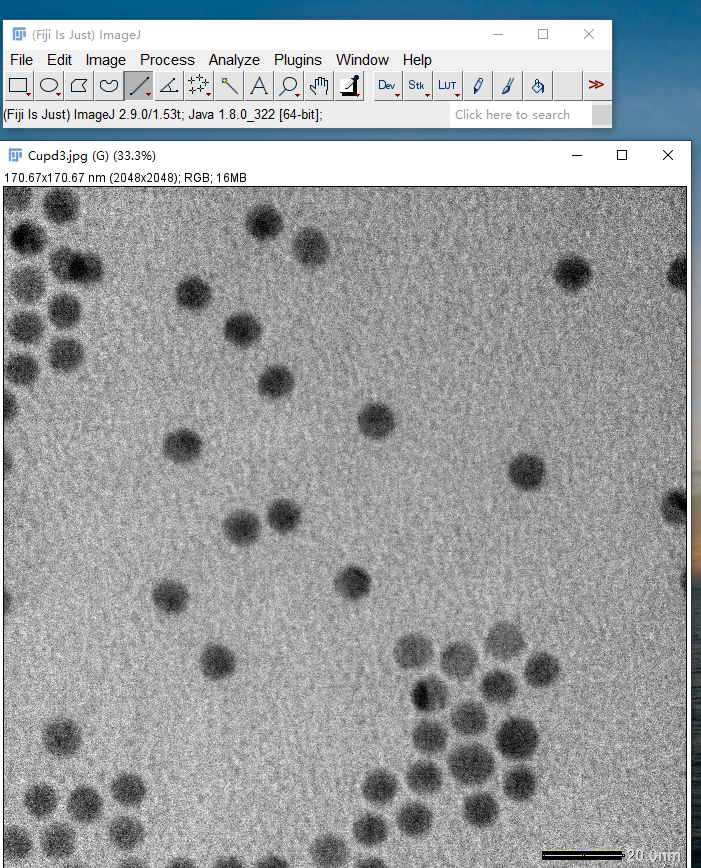ImageJ处理电镜图像——颗粒长度测量和统计-电子工程专辑