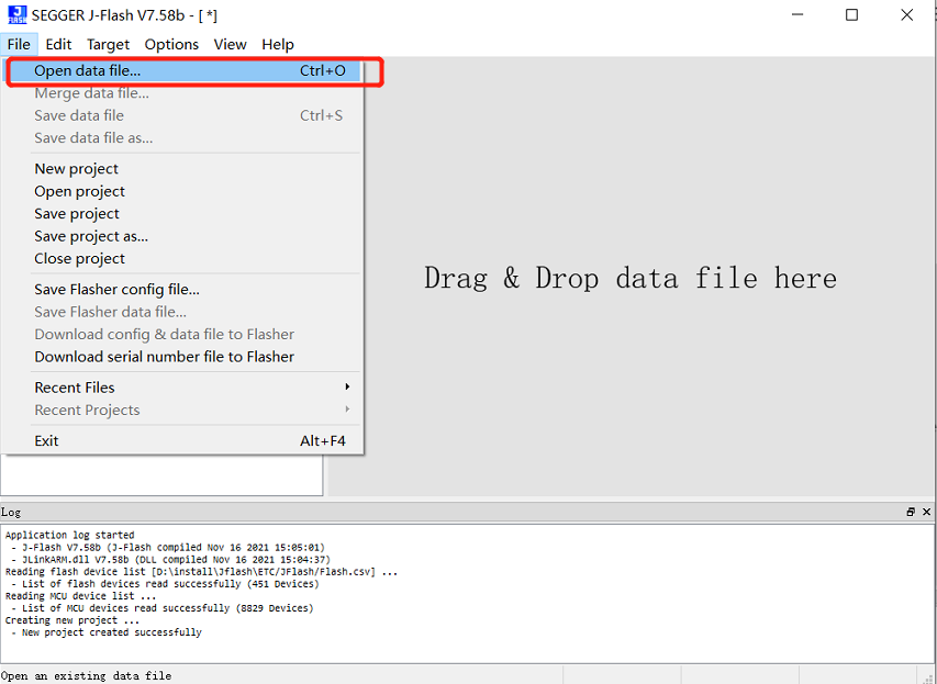 Jflash软件如何为MCU更新Hex文件？-电子工程专辑