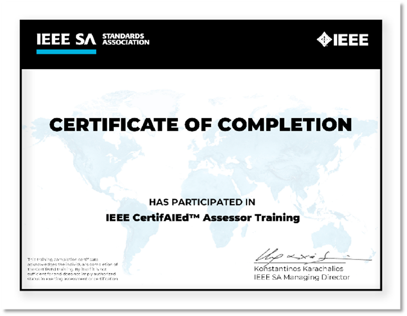 与全球立法兼容同步：IEEE CertifAIEd™权威伦理认证，开启可信AI未来-电子工程专辑