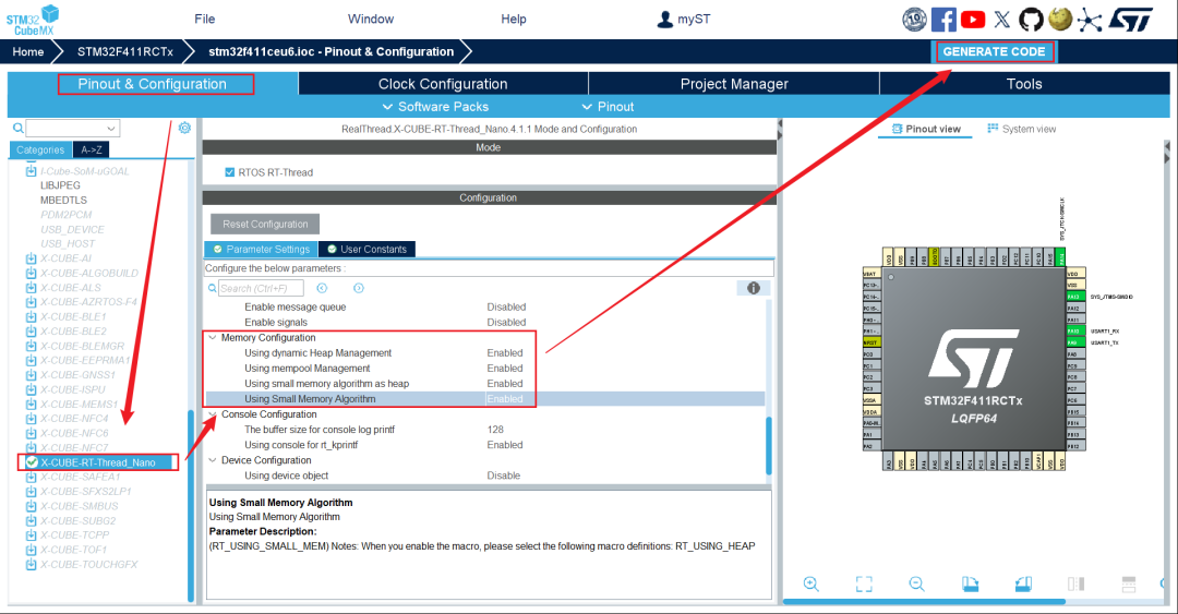 RT-ThreadNano上线STCubeMX-电子工程专辑