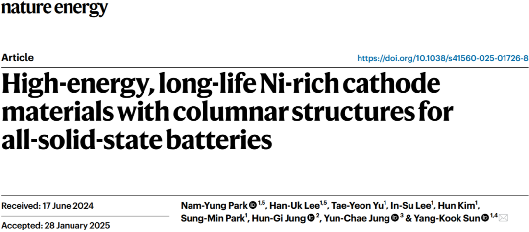最新NatureEnergy：量化全固态电池中高镍正极容量衰减关键因素-电子工程专辑