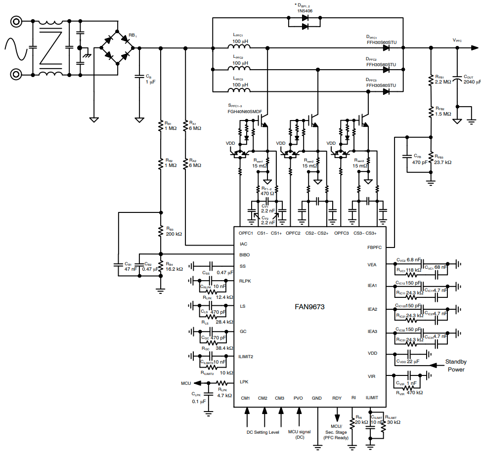 使用FAN96735kWCCMPFC控制器的3通道交错式CCMPFC设计指南（下篇）-电子工程专辑
