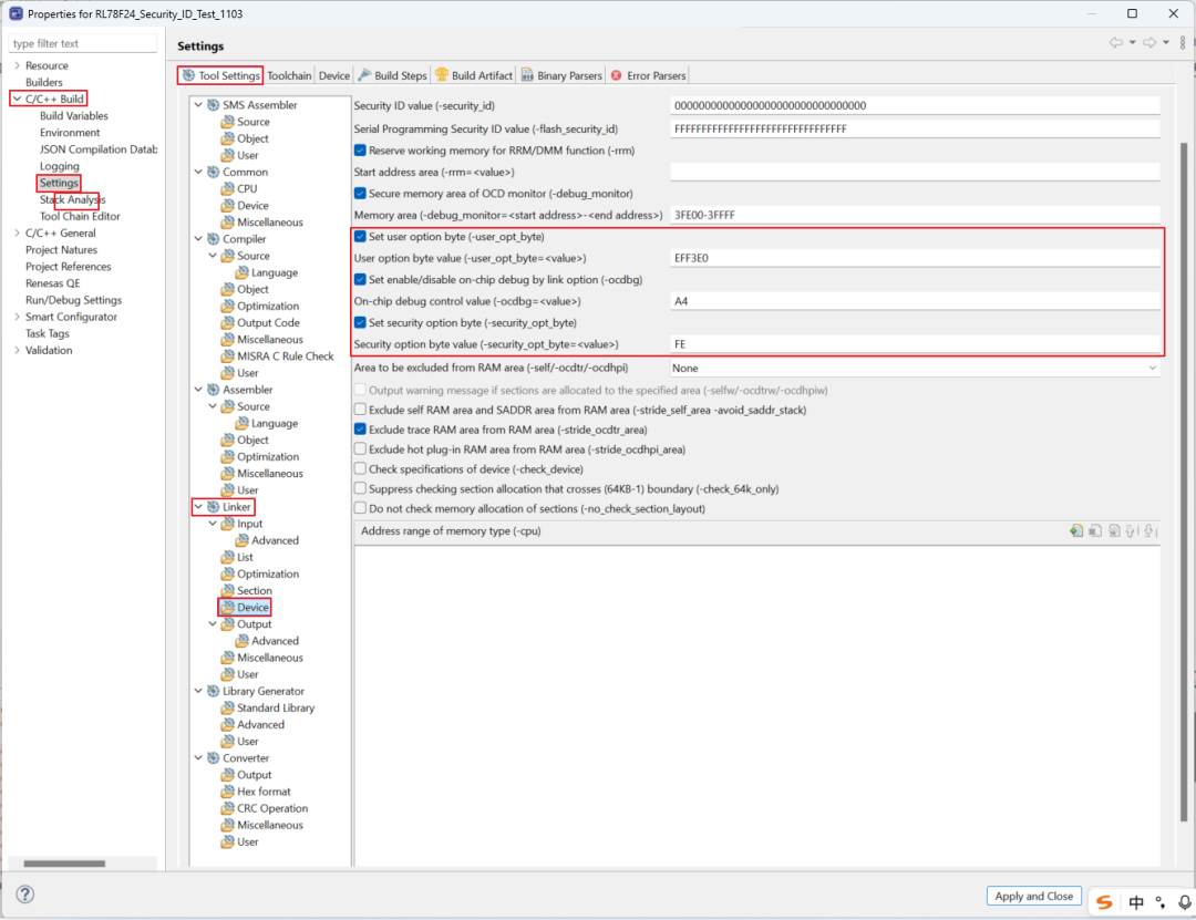 RL78F2x开发必看：三分钟搞定CS+、e²studio、IAR下的Security ID与Option Byte设置-电子工程专辑