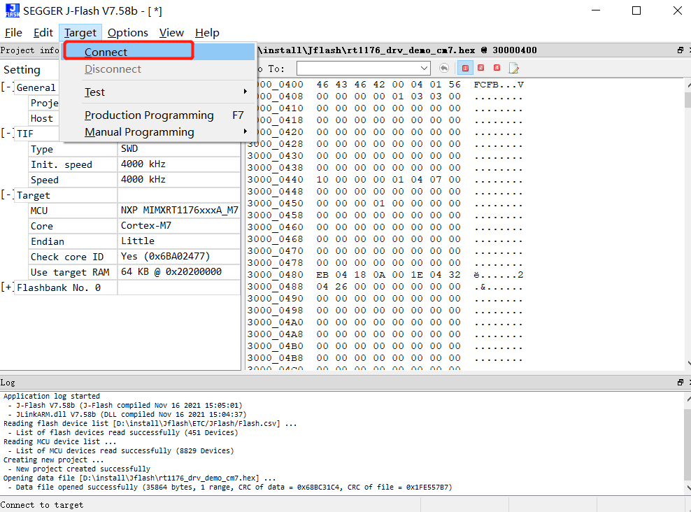 Jflash软件如何为MCU更新Hex文件？-电子工程专辑