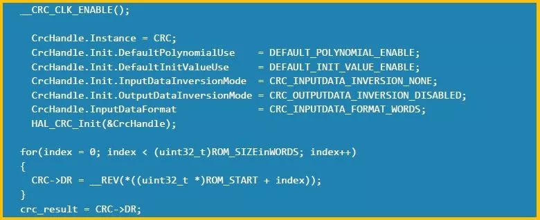 单片机Flash自检和添加CRC常见方法-电子工程专辑