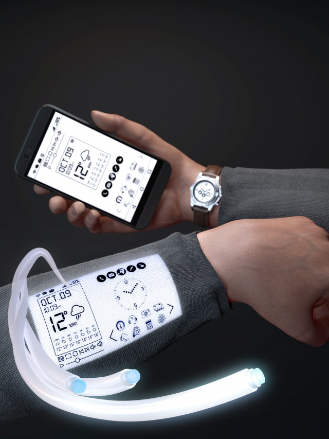 可穿戴|KAIST开发出比发丝更薄的白色OLED纤维技术-电子工程专辑