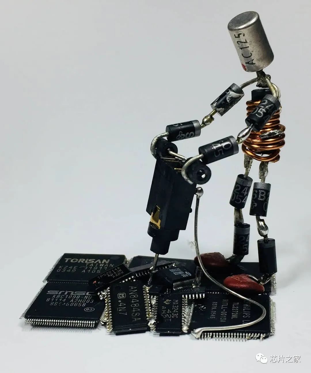 【第一期】电子元器件创意作品，附带高清原图-电子工程专辑
