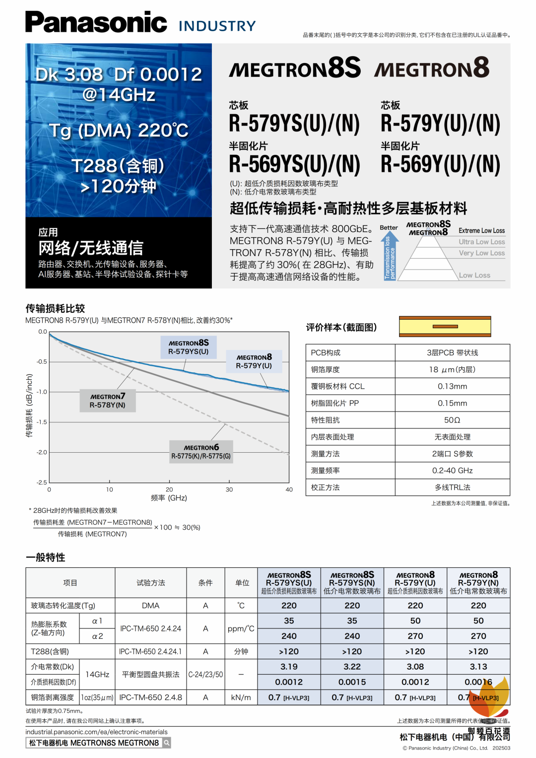 松下板材一篇在手，高速PCB设计无忧！M6/M7/M8参数一览-电子工程专辑