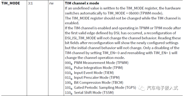 TC3xx芯片GTM模块-TIM详解-电子工程专辑