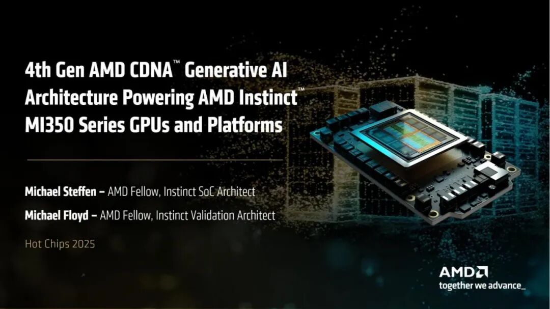 HotChips 2025：AMD CDNA 4 架构与MI350技术-电子工程专辑