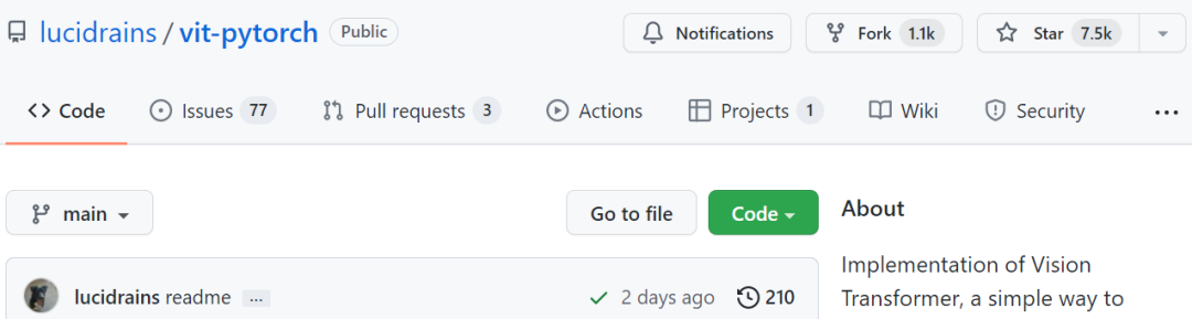 GitHub7.5kstar量，各种视觉Transformer的PyTorch实现合集整理好了-电子工程专辑