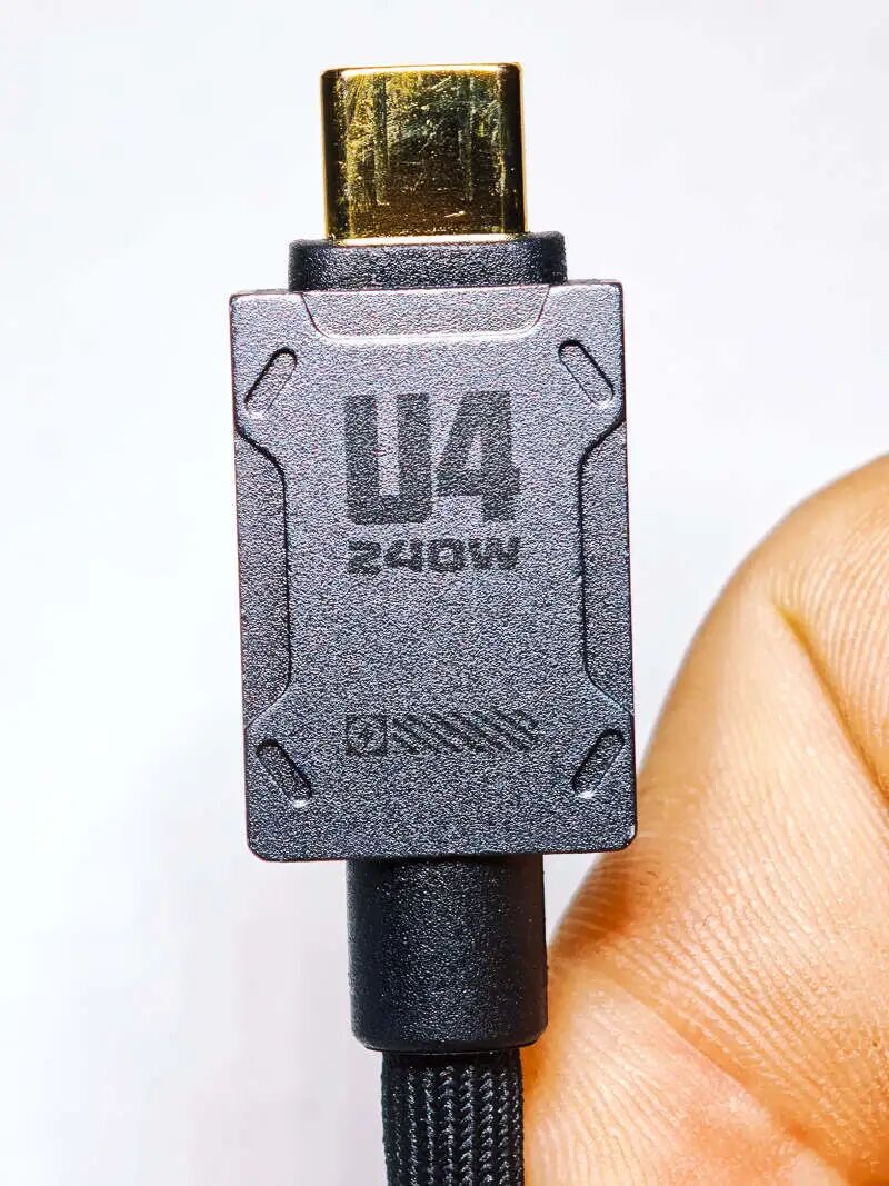 拆解报告：优籁特240W USB4v2 高速数据线-EDN 电子技术设计