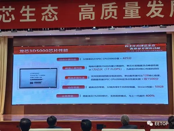 比典型Arm核心快4倍！龙芯发布3D5000服务器CPU-电子工程专辑